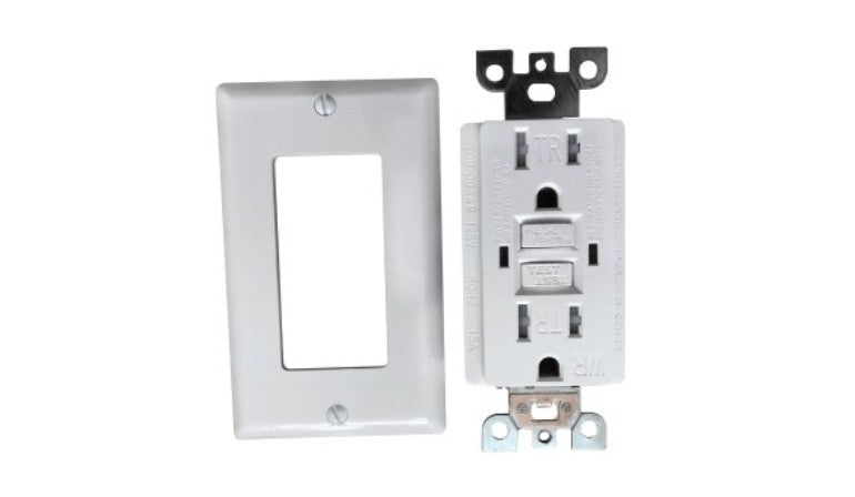 Genmax GFCI Self Test Wall Receptacle Tamper Resistant - Brandenburg ...